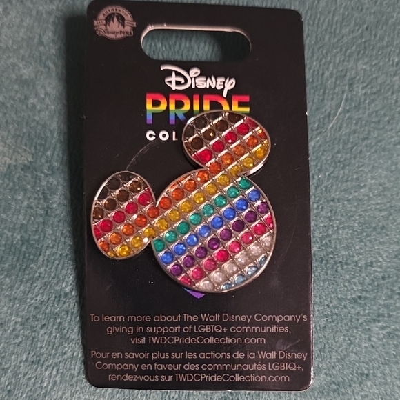 Disney | Art | Disney Rainbow Mickey Mouse Pin Pride Pin | Poshmark